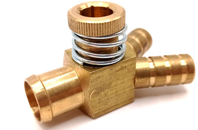 16 x 12 mm Manual Gas Valve Flow control on hose BRASS for lpg ...
