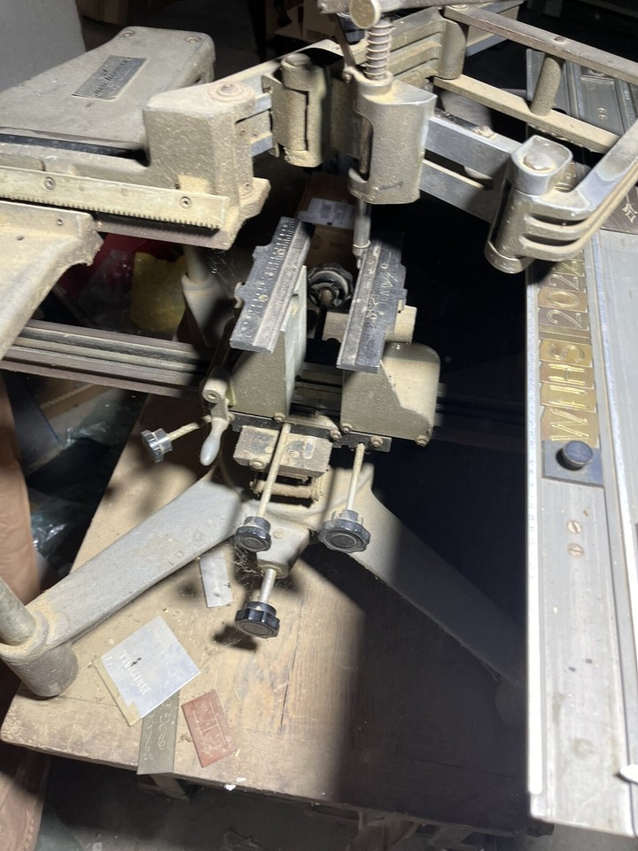 New Hermes Manual Engraving Machine With Several Trays Of Fonts $850 ...