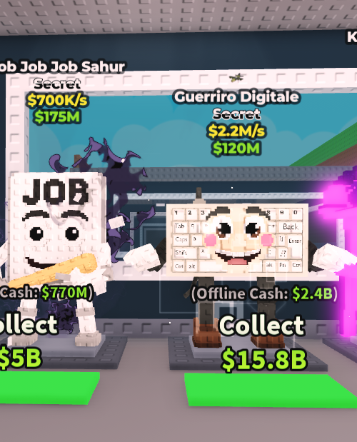 RESTOCK Steal a Brainrot Super Rare Secrets! Esok/ Chicleteira/ Los ...