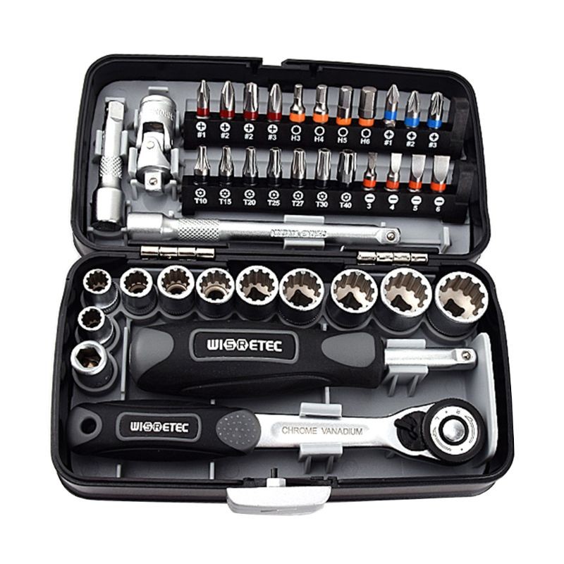 High quality 38PCS Mini ratchet wrench set 1/4 socket screwdriver for ...