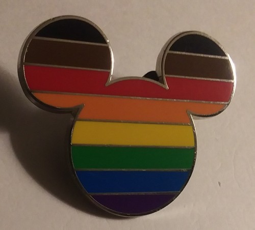 #2028 disney pins mickey head pride collection excellent | eBay