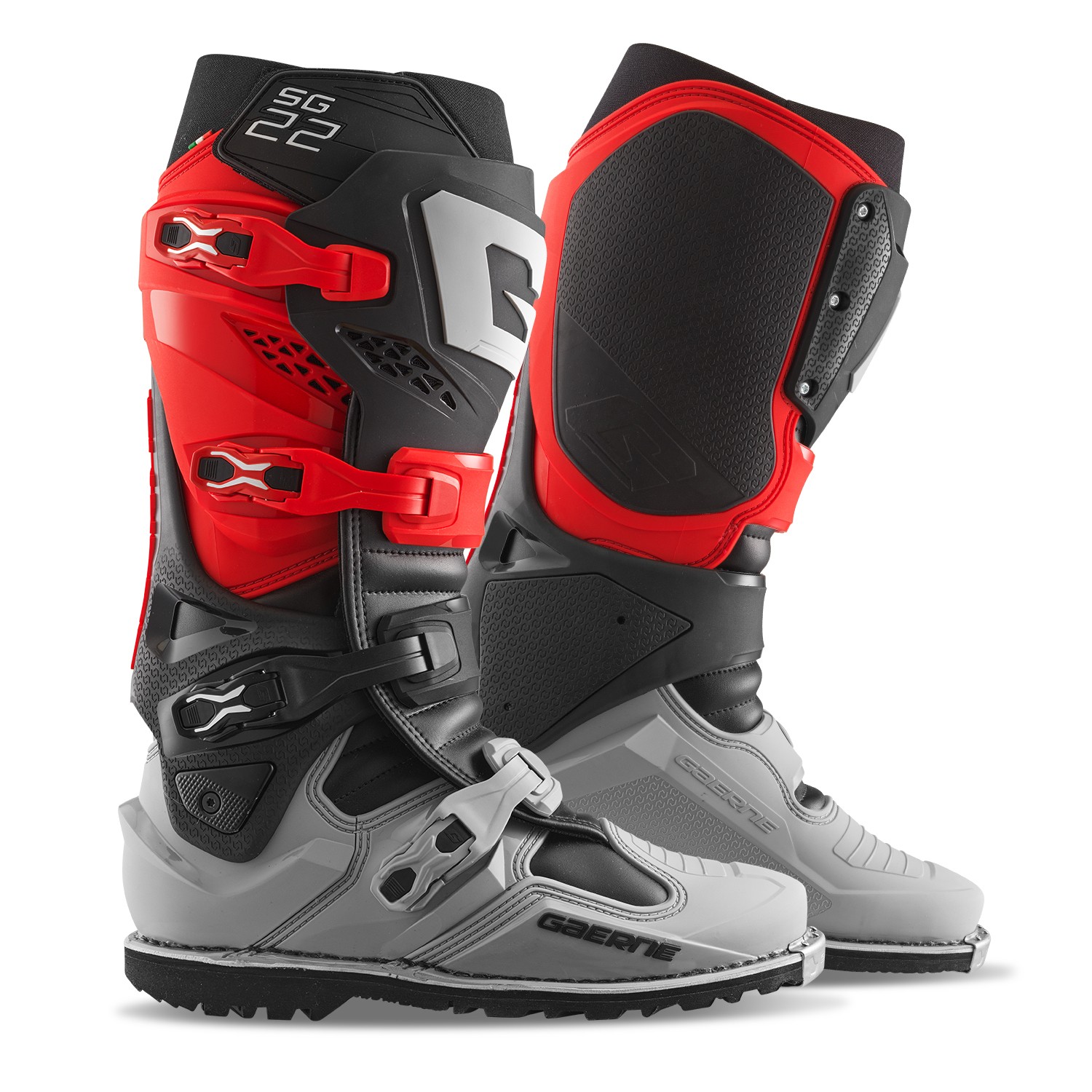 Gaerne Sg22 Gore Tex Enduro Le Boots Red/Black/Grey Sz 8 | eBay