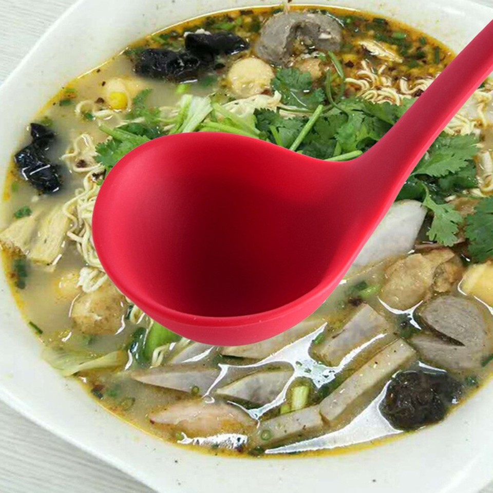 3 Pcs Non Scratch Cookware Kitchen Cooking Utensils Silicone Tools ...