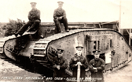 WWI British Tank And Crew Army Real Photo Postcard RPPC | eBay