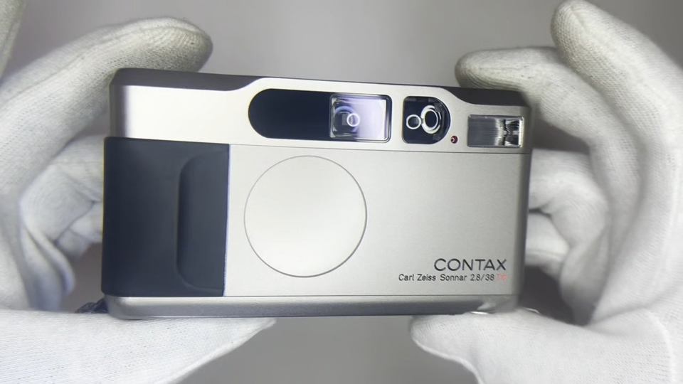 🎦Read【MINT W/Case＆Strap】Contax T2 Silver Point & Shoot 35mm Film Camera ...