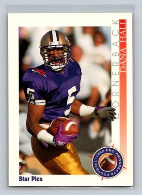 1992 Star Pics #48 Dana Hall Washington Huskies Football Card | eBay
