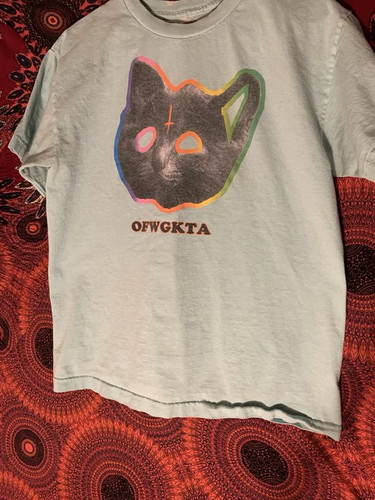 OFWGKTA Cat Size MEDIUM T-Shirt Tyler The Creator Odd Future Hip-Hop Graphic Tee | eBay