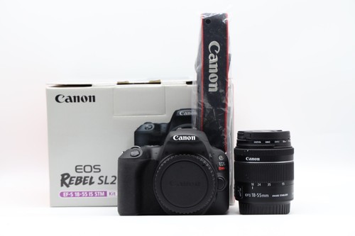 Canon EOS Rebel SL2 24.2MP Digital SLR With EFS 18-55mm IS STM Lens ...