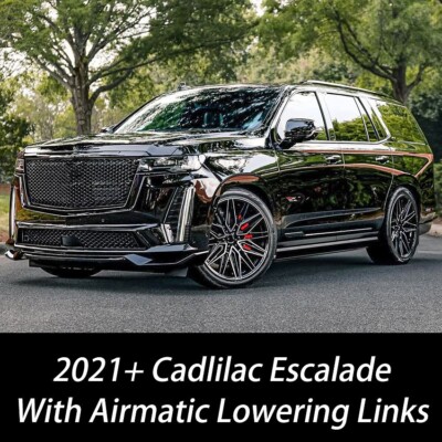 For 21+ Cadillac Escalade Adjustable Air Ride Suspension Lowering Kit ...