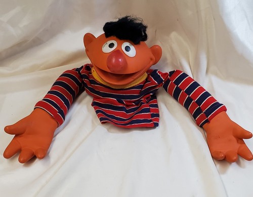 Vintage 1970’s Ernie Puppet Plastic Head And Hands Sesame Street | eBay