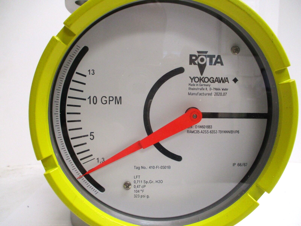 ROTA YOKOGAWA , FLOW METER , RAMC05-A2SS-63S2-T91NNN/B1/P6 , 2" 300 SST ...
