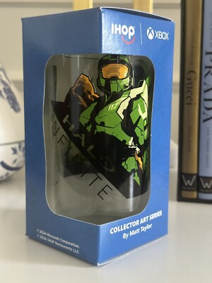 IHOP x XBOX Limited Glass Cup Halo Infinite Sealed New In Box | eBay