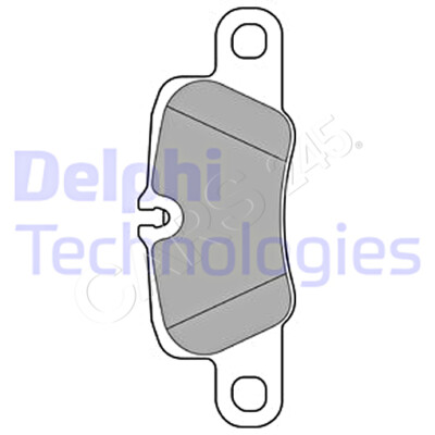 DELPHI Disc Brake Pad Set For PORSCHE Panamera 911 09-16 97035294904 | eBay