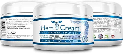 Hem Cream Vegan & Herbal 100% Natural Formula for Hemorrhoid Relief | eBay