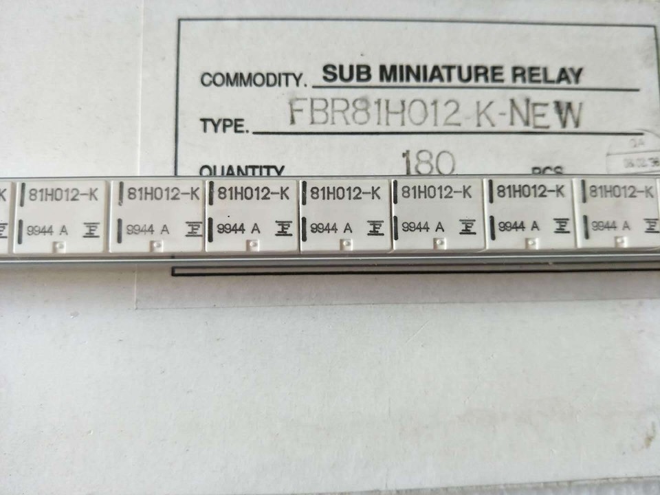 FBR81H012-K 81H012-K SUB Miniature Relay x 10pcs | eBay