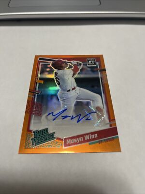 2023 Donruss Orange Autograph Maysn Winn 15/25!!! | eBay
