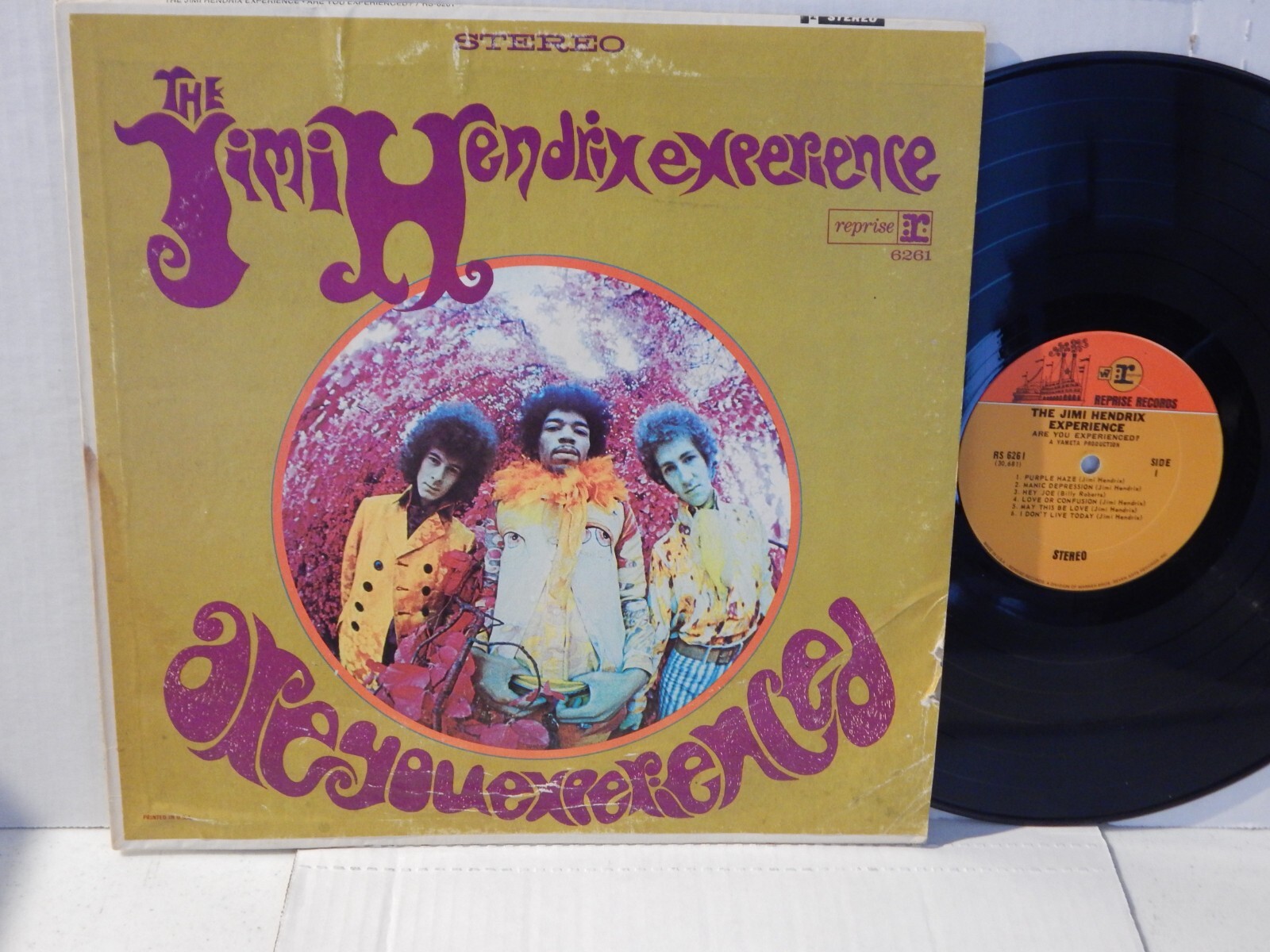 JIMI HENDRIX Are You Experienced 1968 Reprise Stereo two-tone label W7 ...