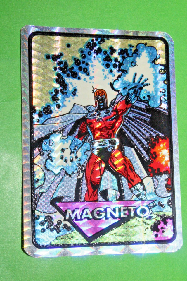 magneto 1993 Marvel Universe IV 4 Vending Machine PRISM Sticker #113 x ...