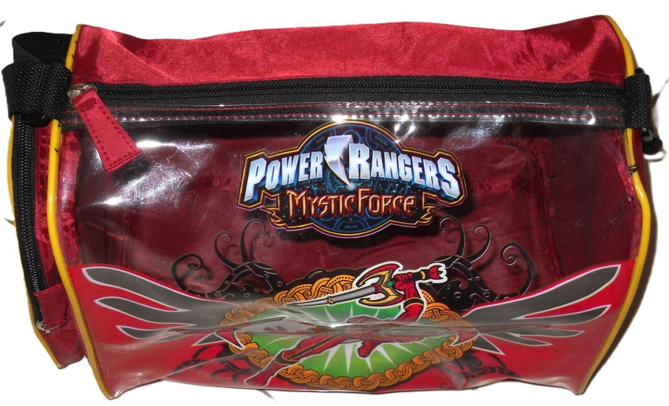Vtg Power Rangers Mystic Force Soft Lunch Box Adjustable Shoulder Strap ...