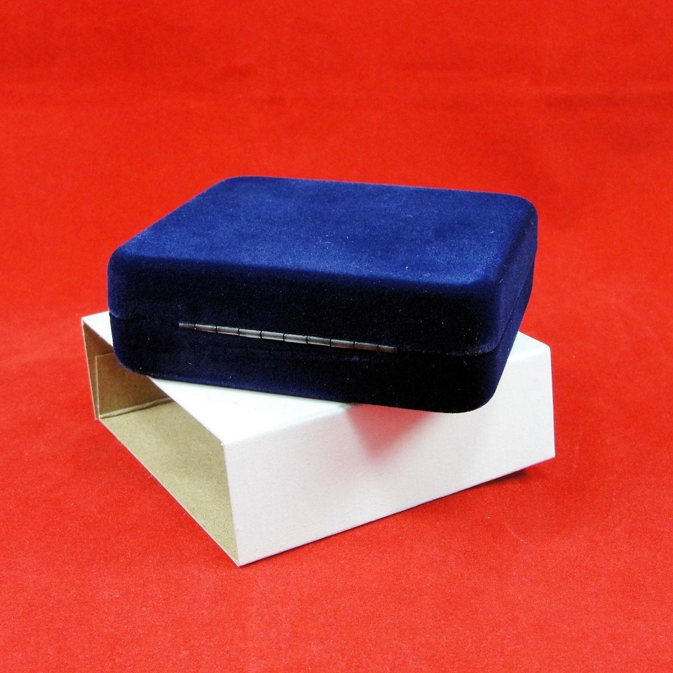Presentation Blue Velvet Coin Box w/Choice of 1 I Model AirTite Capsule ...