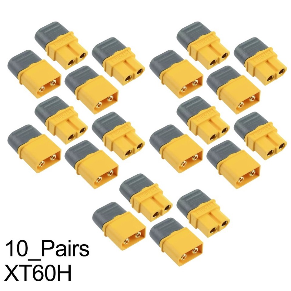 Minimize Power Loss Connector With Cover Gold Plated Connectors XT60H ...