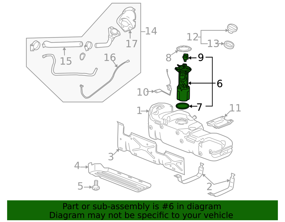 Genuine GM Fuel Pump and Level Sensor Module with Seal 19368776 | eBay