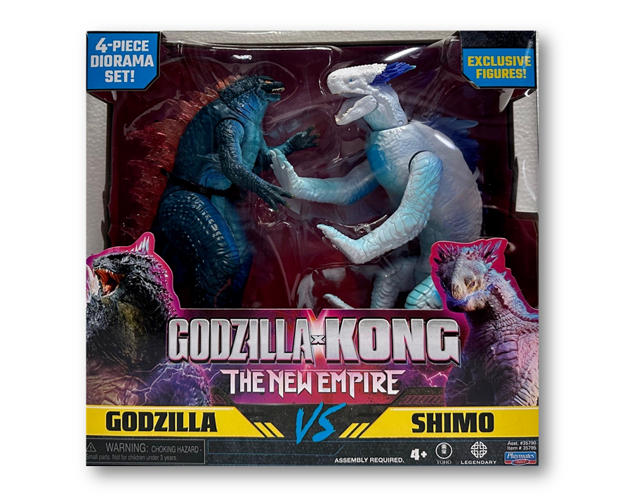 Godzilla x Kong The New Empire - Godzilla vs Shimo 2 PACK - IN HAND ...
