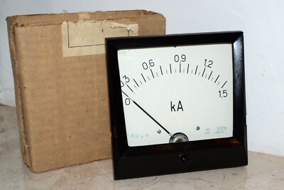 Vintage Analog Device Bakelite Meters Ammeter E378 Soviet USSR 1979 NEW ...