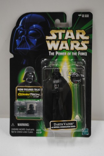 Darth Vader w Interrogation Droid Commtech STAR WARS Power of the Force ...