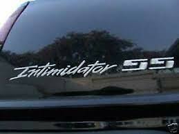 Intimidator SS Emblems, domed dimensional set of 3 CHEVY truck ...