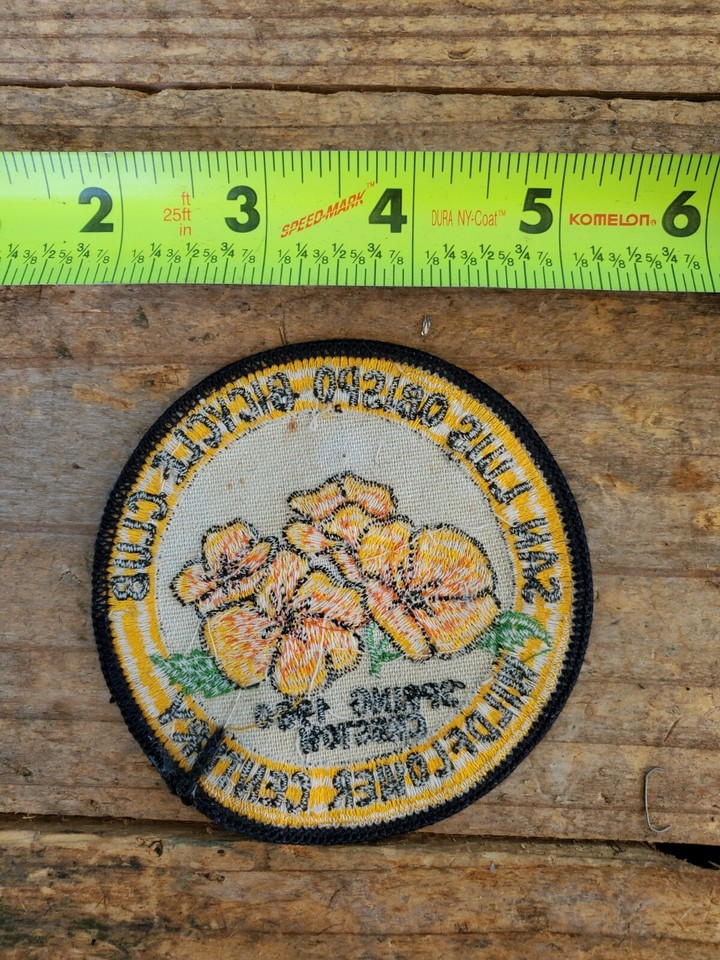Old School '80 San Luis Obispo Bicycle Club 100 Mile Century Patch | eBay