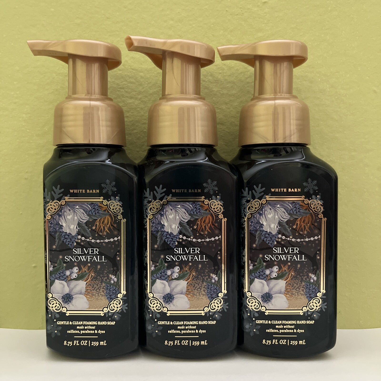 (3) Bath & Body Works White Barn Gentle & Clean Foaming Hand Soap NEW ...