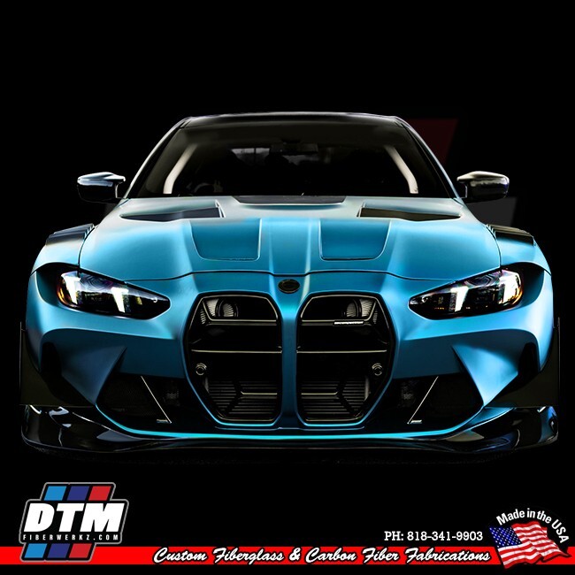 BMW G82 M4 GTR Race Style Wide Body Kit Fits 2020-2025 FRP Widebody ...