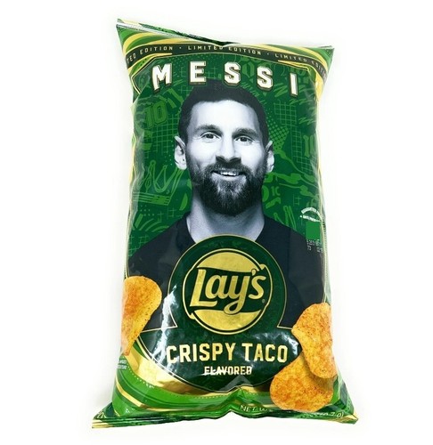 2 Bags 7.75 Oz Frito Lay's Limited Messi CRISPY TACO Flavored Potato ...