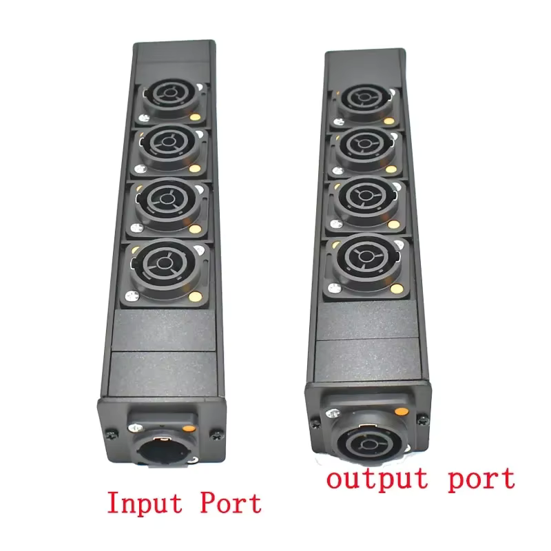 Neutrik Compatible PowerCon TrueOne 1 Power Strip Quad Box Breakout ...