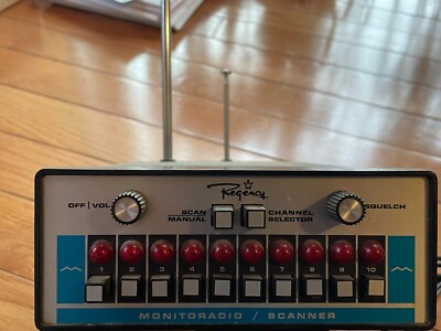 Vintage Regency Monitoradio/Scanner 10 Channel -Tested - Powers up! | eBay
