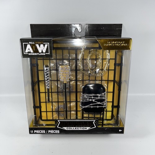 AEW Unrivaled Series Action Pack Accessories 11 Pieces Set Barbed Wire ...