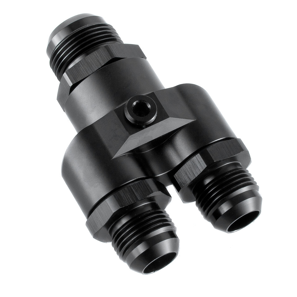 16 AN to 2x 12AN Parallel "Y" Distribution Block Custom W/ 1/4 NPT | eBay