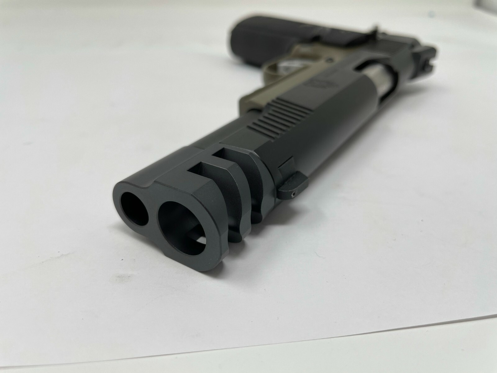 1911 Compensator Brake - Muzzle Brake - w/ SIDE SLOTS 45acp - MADE IN ...