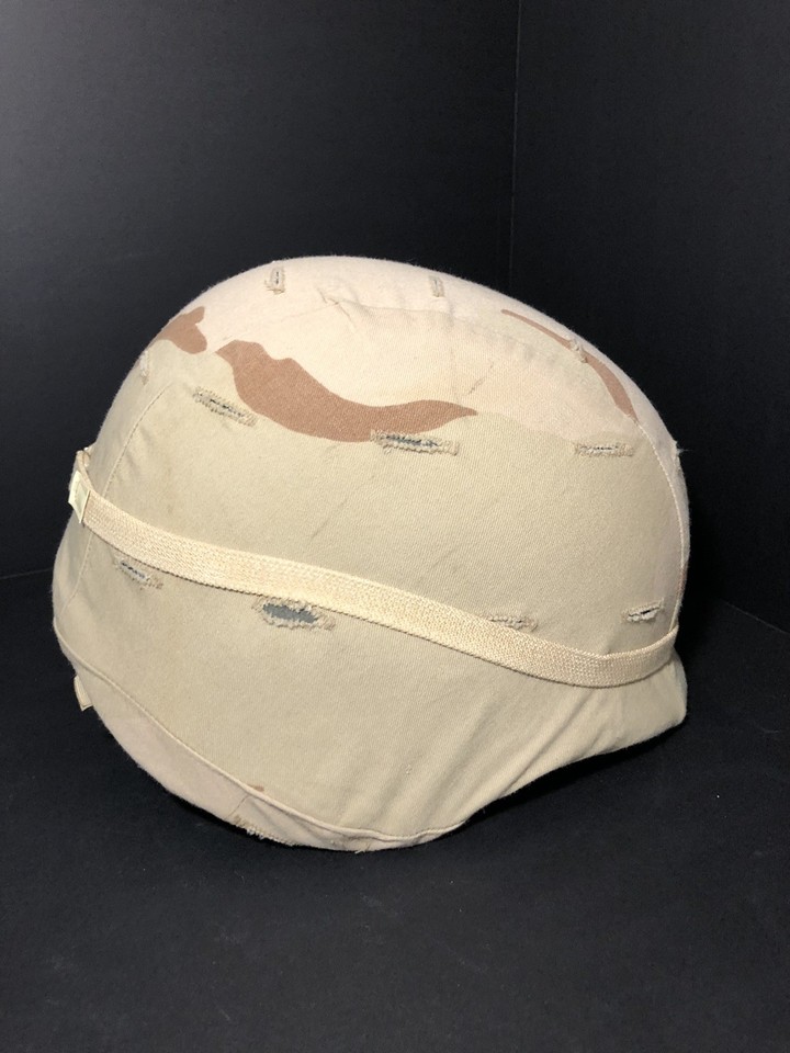 USMC Marine Corps PASGT Helmet DCU Camo Cover OIF OEF Iraq War MEDIUM ...