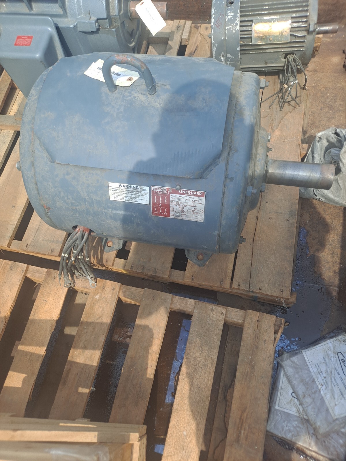 Lincoln Dripproof 60 HP HVAC Motor, 1775 RPM, 364T Frame, 230/460V | eBay