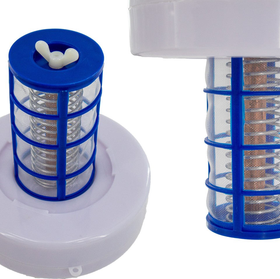 Solar Pool Ionizer w Copper & Steel Anode - Pool Water Cleaner Swimming ...