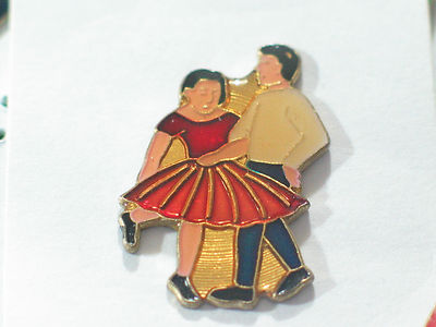 Vintage Swing Dancing Pin , Square Dancing , Polka Lapel Pin | eBay