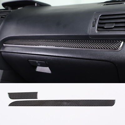 2PCS Inner Center Console Dash Strip Trim Sticker For Subaru Forester ...