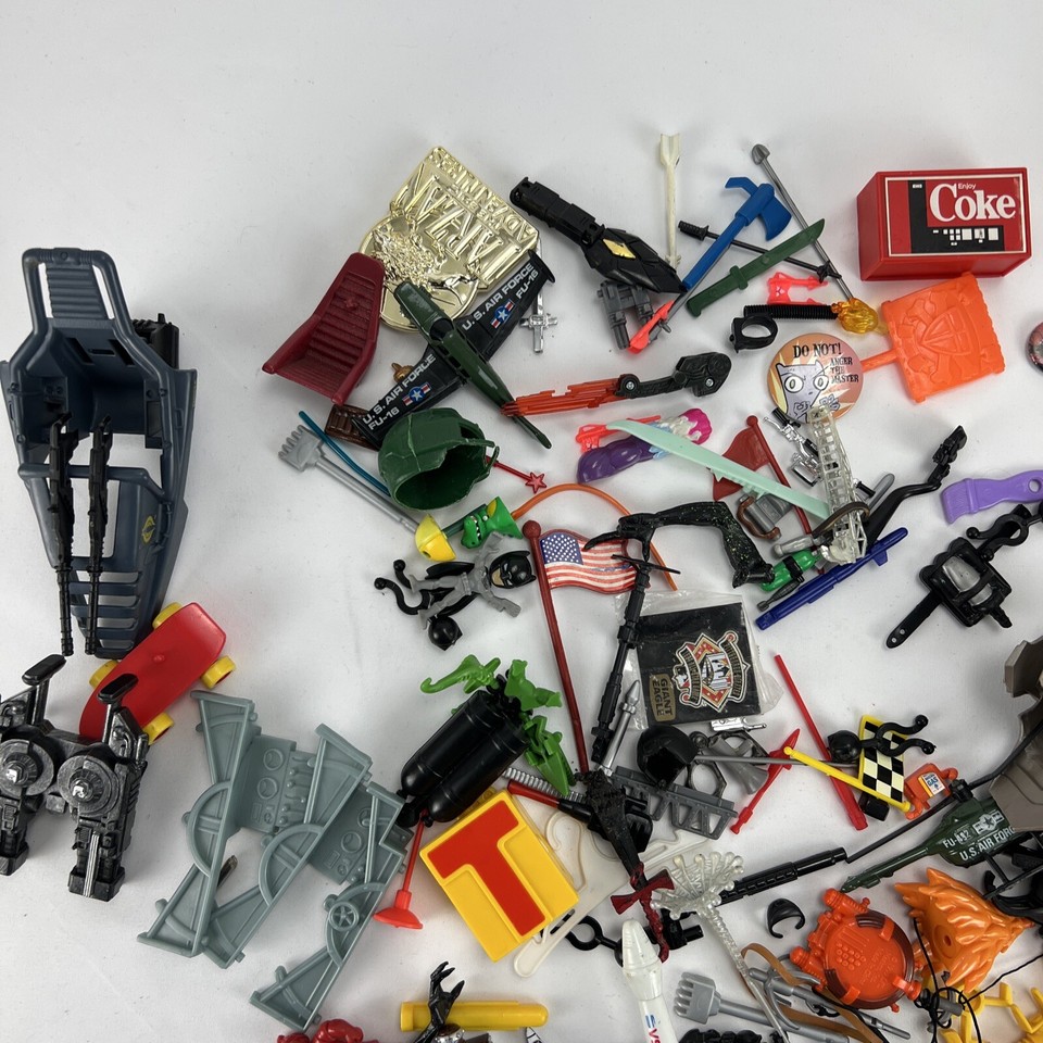 Lot of Vintage Toys Remco Hot Wheels Gi Joe Accessories Weapons Tarzan ...
