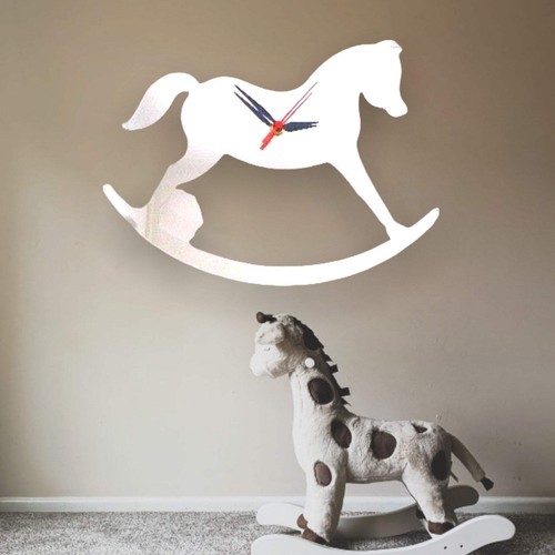 Rocking Horse Shaped Clocks - Many Colour Choices | eBay