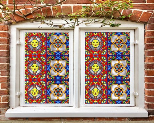 3D Yellow Petals O500 Window Film Print Sticker Cling Stained Glass UV ...