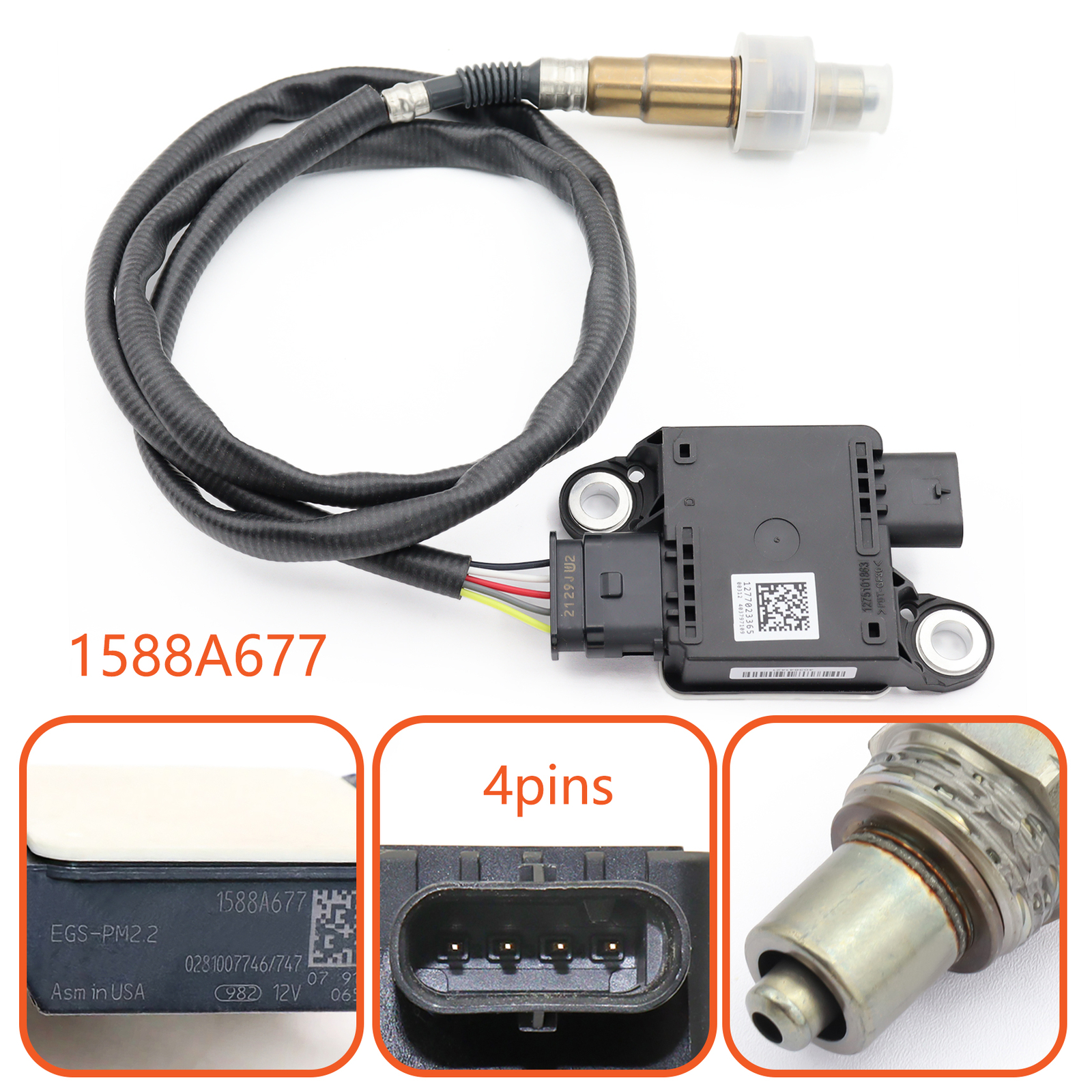 Particulate Matter Sensor 1588A677 For Mitsubishi L200 Cummins KL0 KJ0 ...