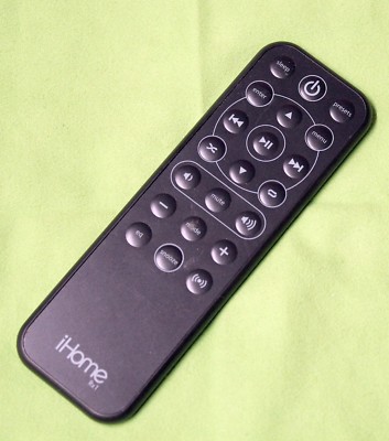 iHOME REMOTE CONTROL FOR IP49 IP90 iHOME SYSTEMS - IRZ1BK | eBay