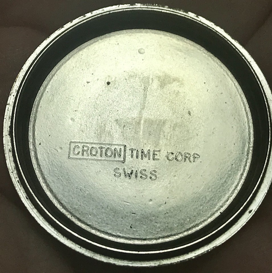 SCARCE CROTON CHRONOGRAPH 1878 AUTOMATIC WRIST WATCH WRISTWATCH 22 ...